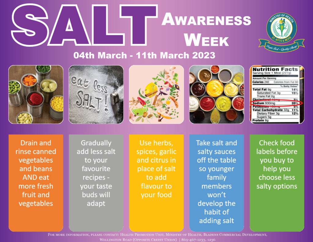 Salt Awareness Week – SKN Moves